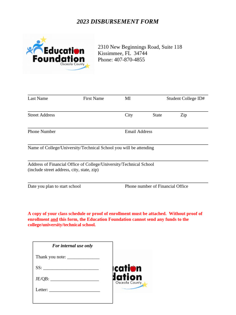 2023 Disbursement Form and Instructions | PDF