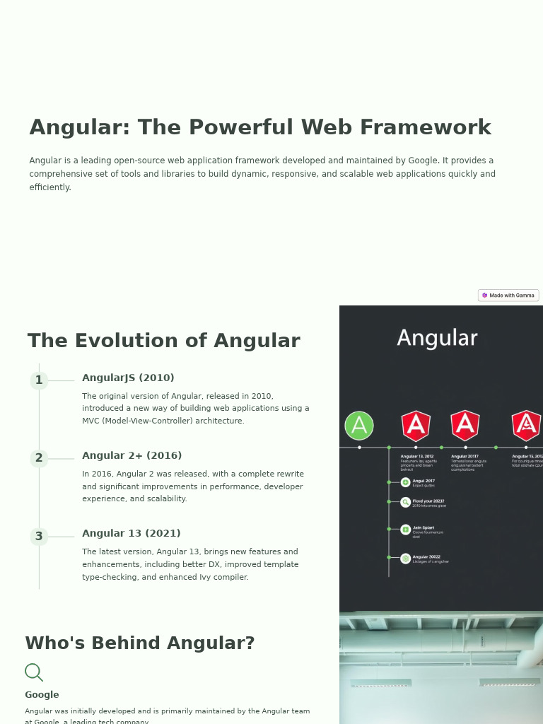 Angular The Powerful Web Framework | PDF | Angular Js | Mobile App