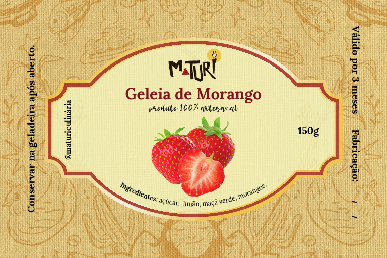 Rotulo Geleia de Morango | PDF