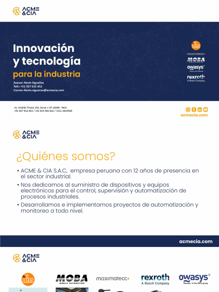 Acme & Cia - Ifm - Sensores de Proceso | PDF | Sensor | Medida de presión