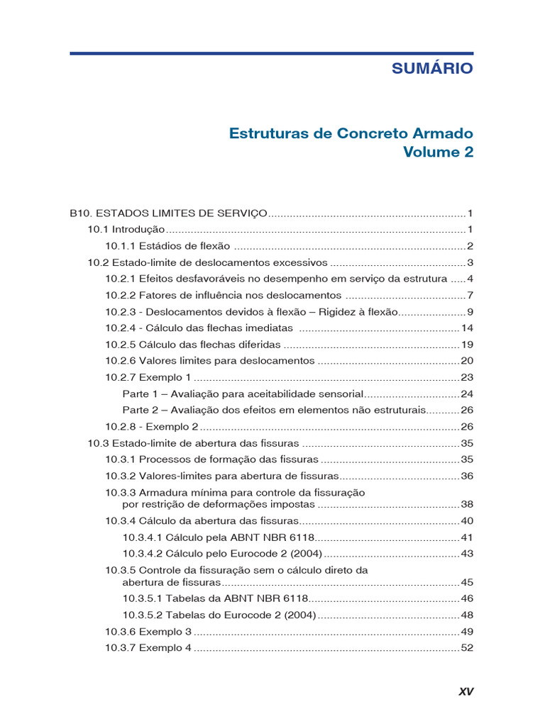 Estruturas Concreto Armado Vol 2 Sum | PDF | Engenharia Estrutural ...