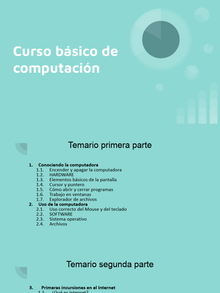 Copia de Curso Básico de Computación Básico | PDF | Red de computadoras ...