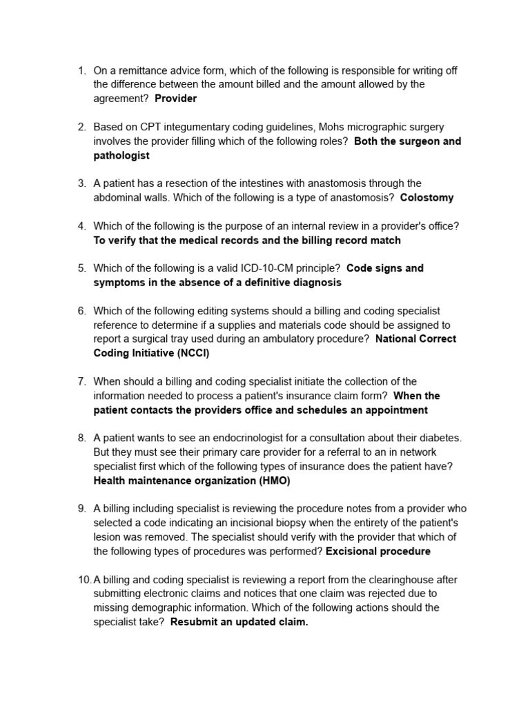 Medical Billing and Coding Guidelines | PDF | Medicare (United States ...