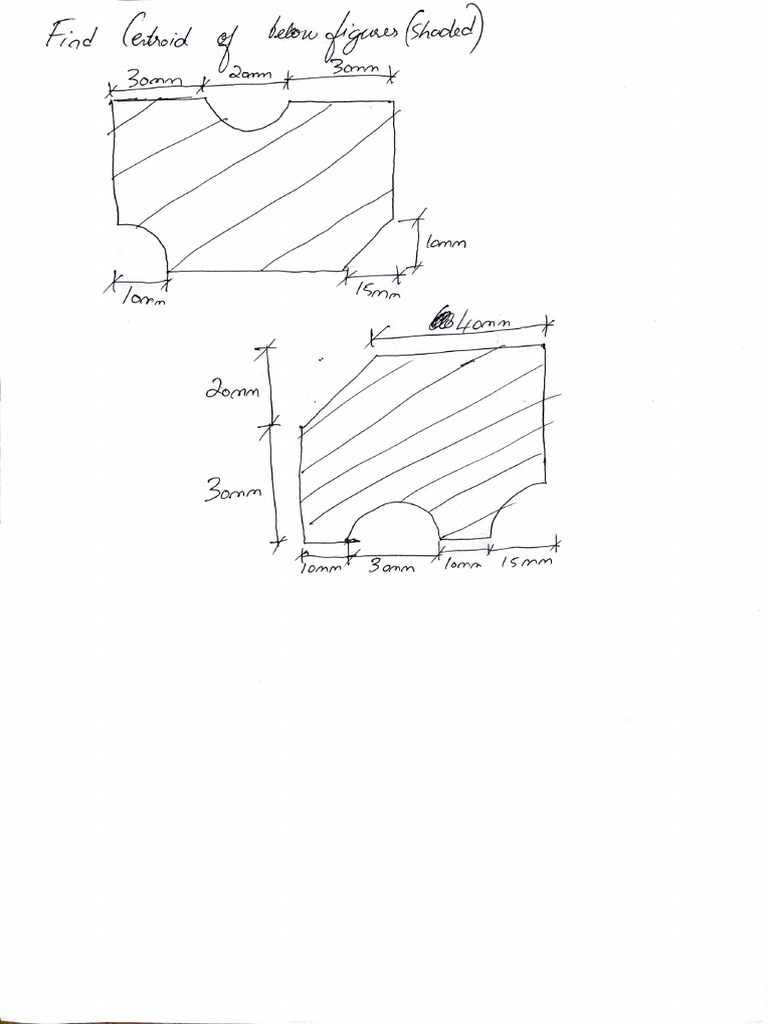Centroid Problems | PDF