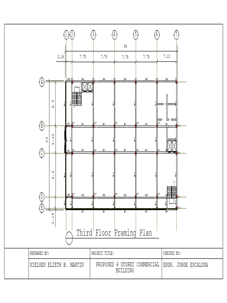 3rd Sty Framing | PDF