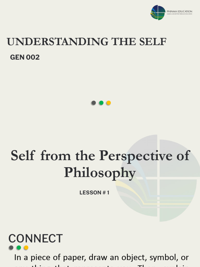Uts Ge1 Week1 | PDF | Soul | Philosophy Of Self