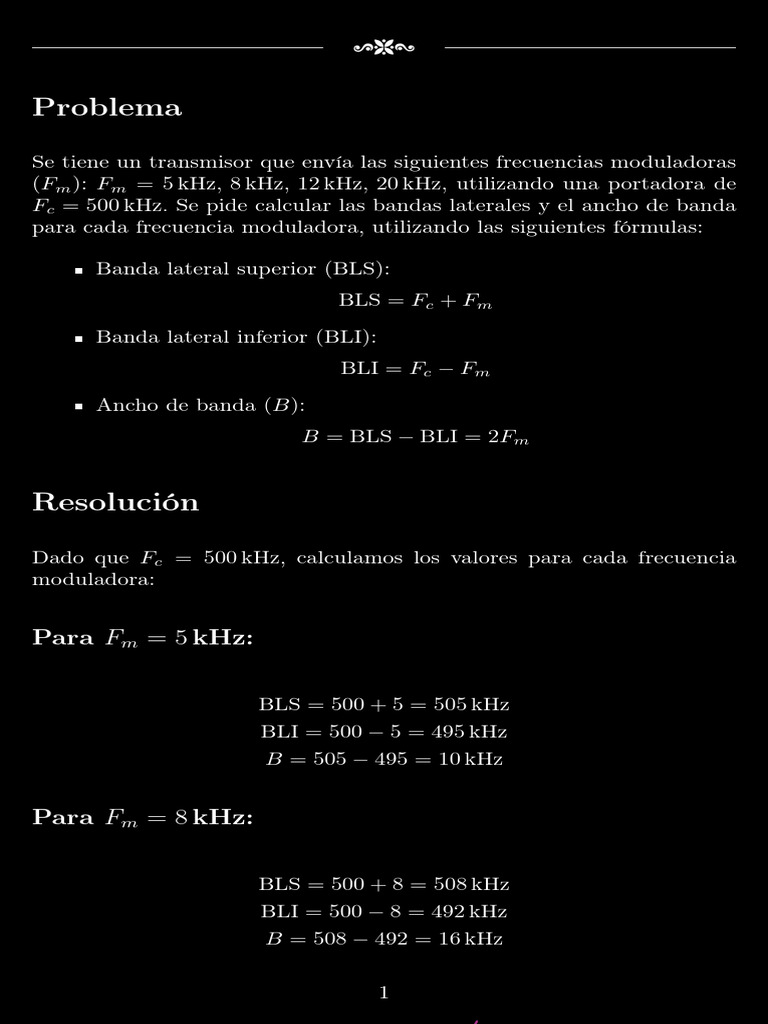 Calulo de Frecuencia | PDF