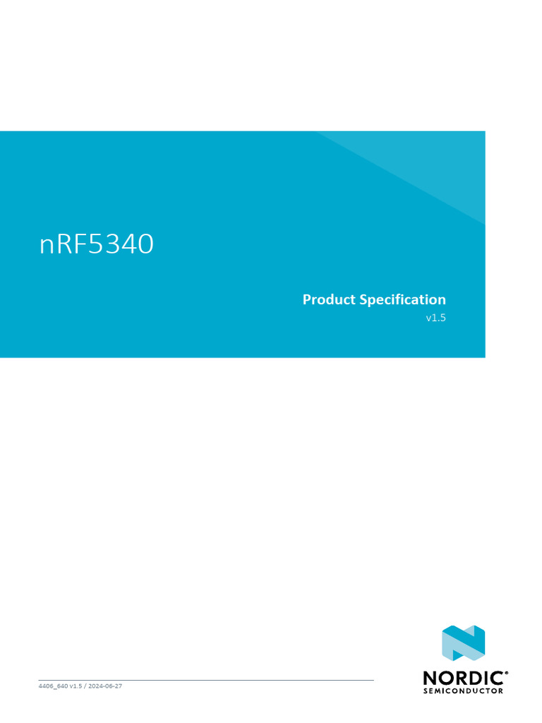 nRF5340 Product Specification Overview | PDF | Computer Engineering ...