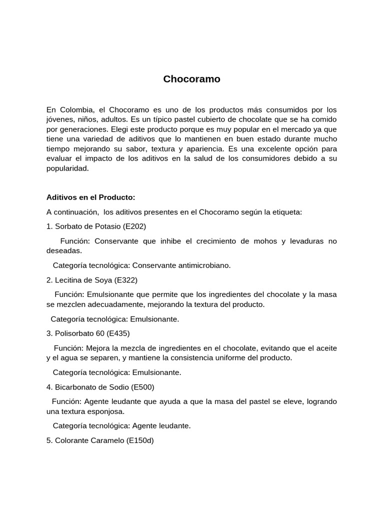 Chocor Ramo | PDF | Chocolate | Alimentos