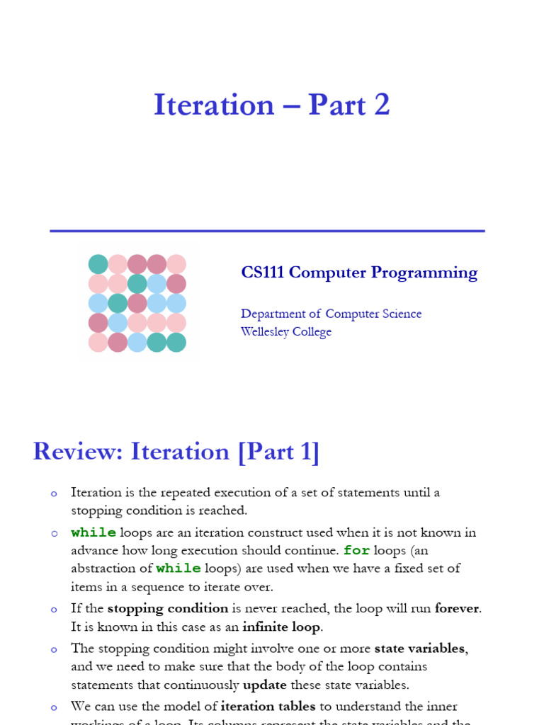 09_iteration2 (1) | PDF | Control Flow | Software Development