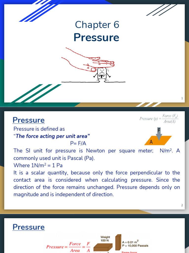 6 Pressure New Pdf Pressure Atmospheric Pressure