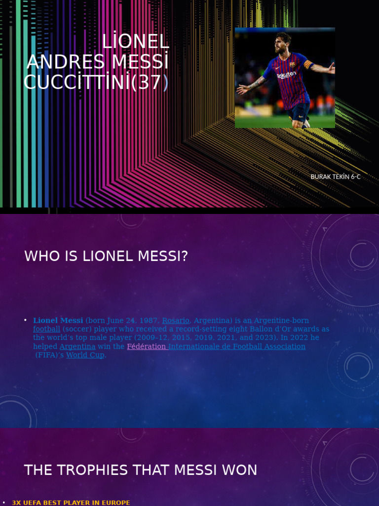 Lionel Andres Messi Cuccittini | PDF