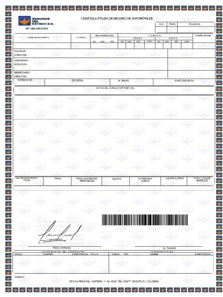 Poliza 2022 - 2023 | PDF | Póliza de seguros | Seguro