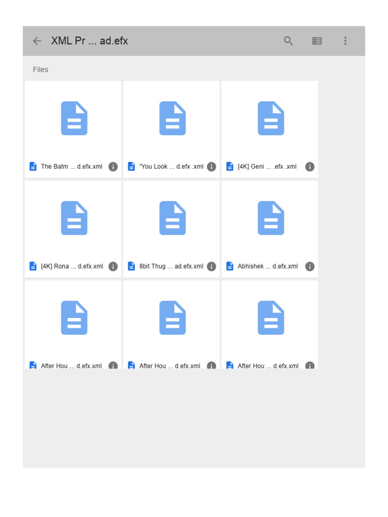 XML Presets by @dead - Efx - Google Drive | PDF