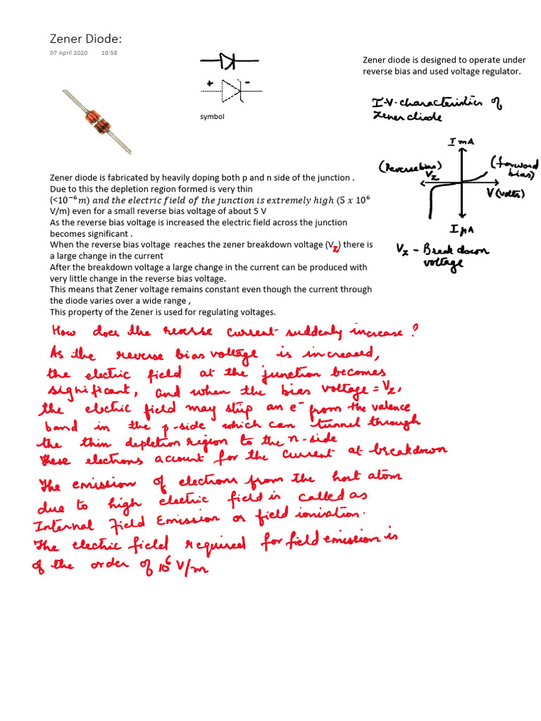 Zener Diode | PDF