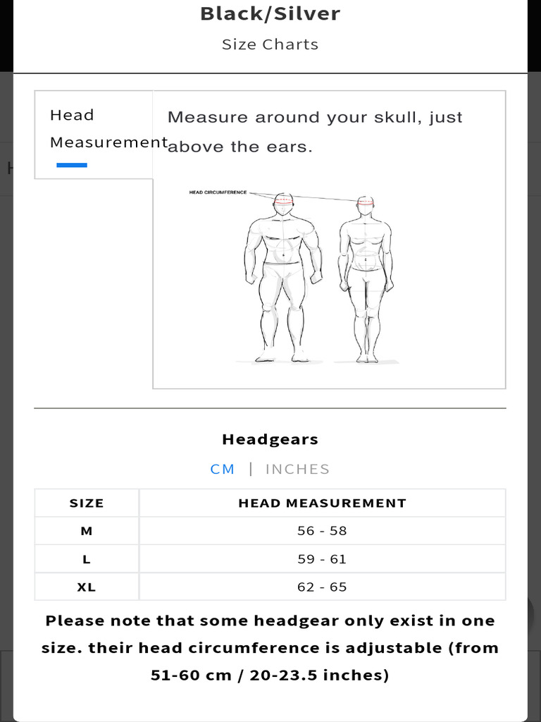 Venum Headgear Size Guide | PDF