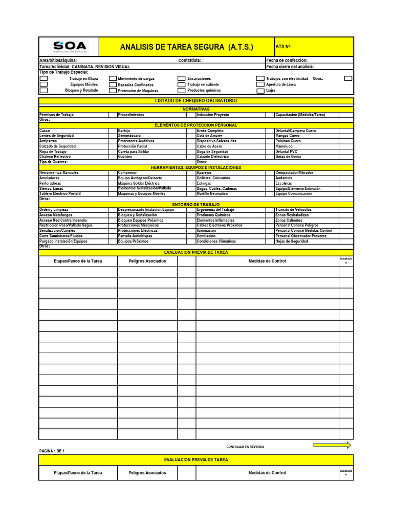 SOA-SGHYS-008-A1 Formulario ATS | PDF | Bienes manufacturados