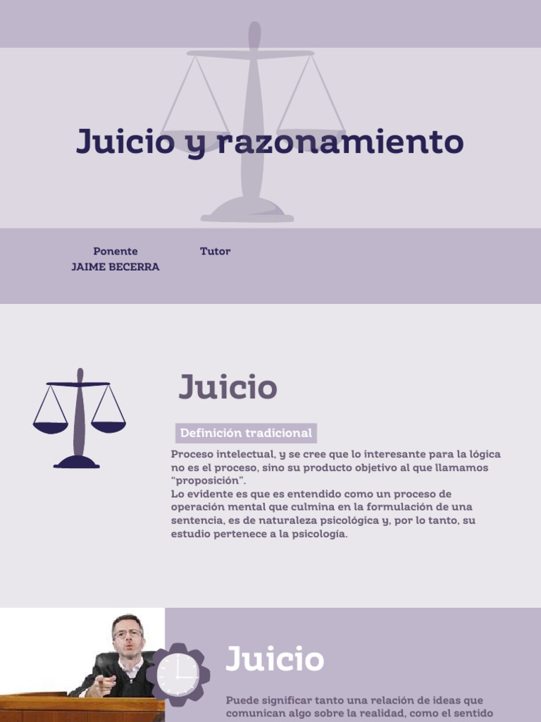 Juicio y Razonamiento | PDF | Razonamiento deductivo | Proposición