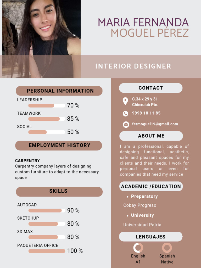 10 Resume Maria Fernanda Moguel | PDF