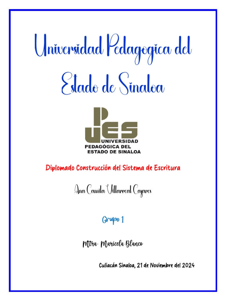 VILLARREAL - Ana Camila - Act23 | PDF | Escritura | Alfabeto