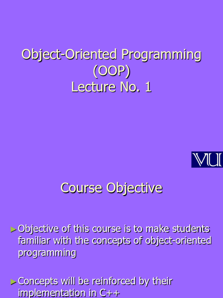 Lecture01 Lecture02 Defining Class And Objects Pdf Class 3286