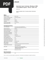 BMXDDI1602 Discrete Input Module Data | PDF | Power Supply | Logic Gate