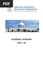 SNU (Academic Calendar 2025-26) | PDF | Academic Term | Social Institutions