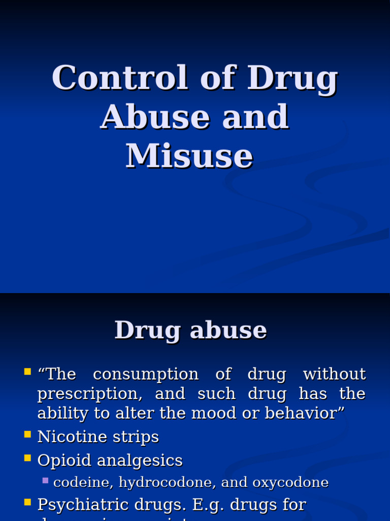 DrugAbuse | PDF | Substance Abuse | Drugs