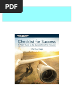 Preflight Briefing Checklist | PDF | Flight Attendant | Aviation
