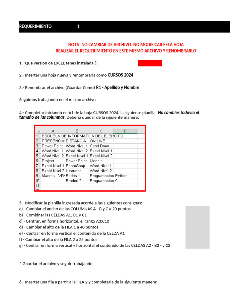 Requerimiento 1 Clase1 2024 | PDF