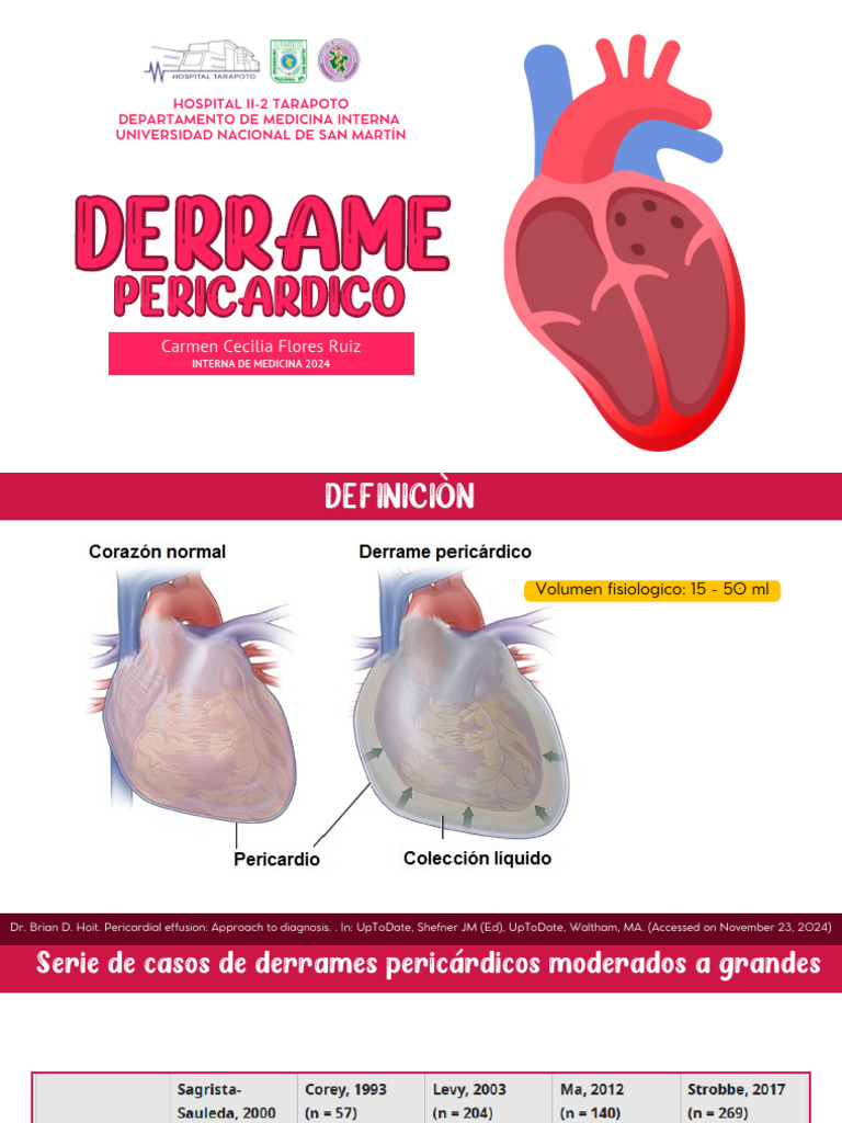 Derrame Pericardico 02 - Medicina | PDF | Medicina Interna | Corazón