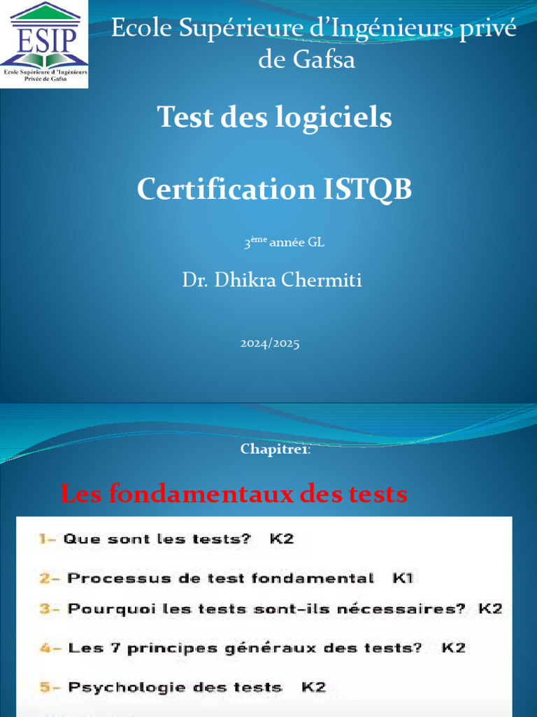 ISTQB Chap111 | PDF