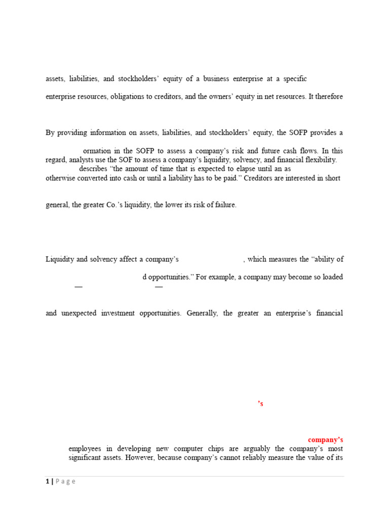 chapter 3 IFA I | PDF | Equity (Finance) | Cash Flow Statement