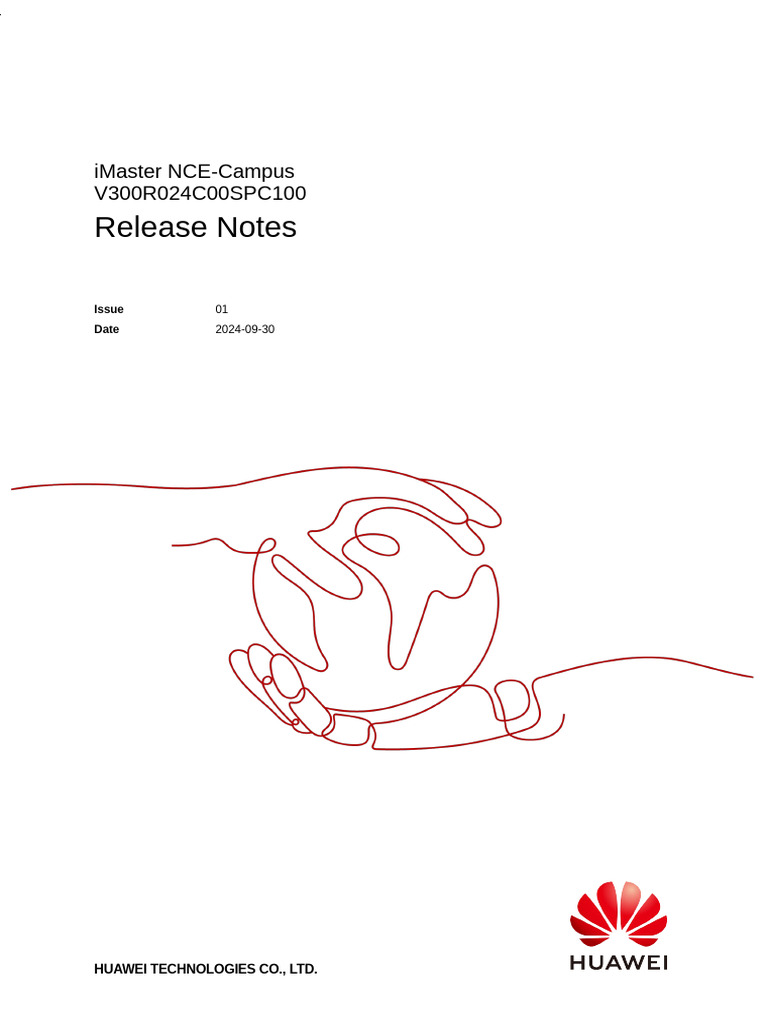 Imaster NCE-Campus V300R024C00SPC100 Release Notes | PDF | Computer ...