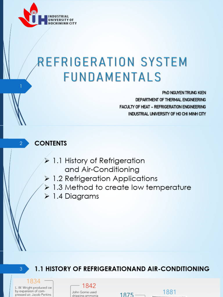Refrigeration History and Methods | PDF | Evaporation | Refrigeration