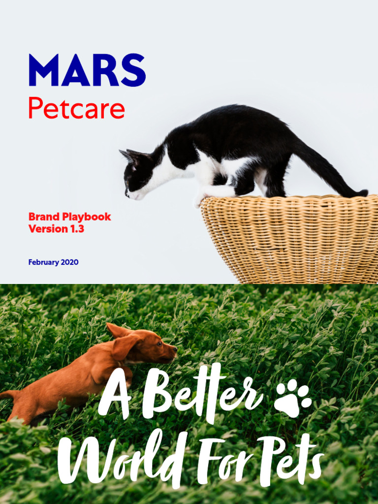 Mars Petcare Brand Playbook Overview | PDF | Brand | Typography