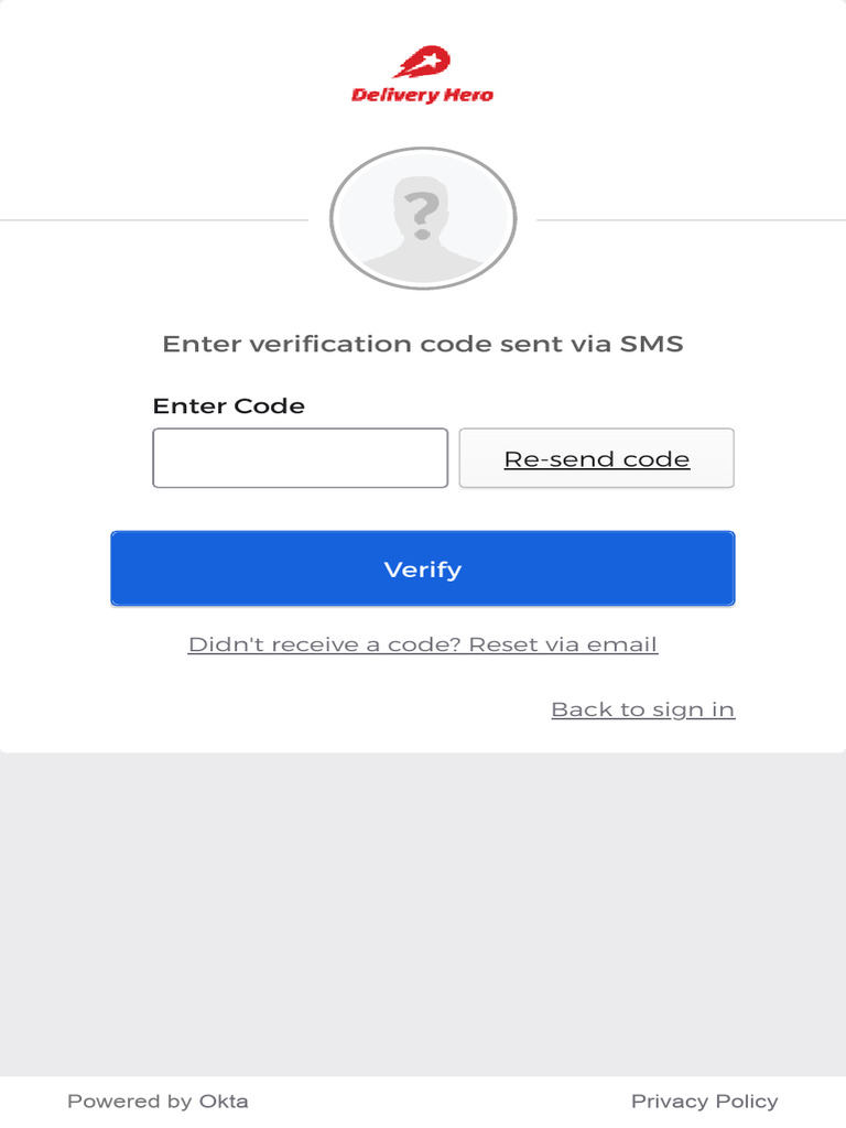 Delivery Hero SE - Sign in | PDF