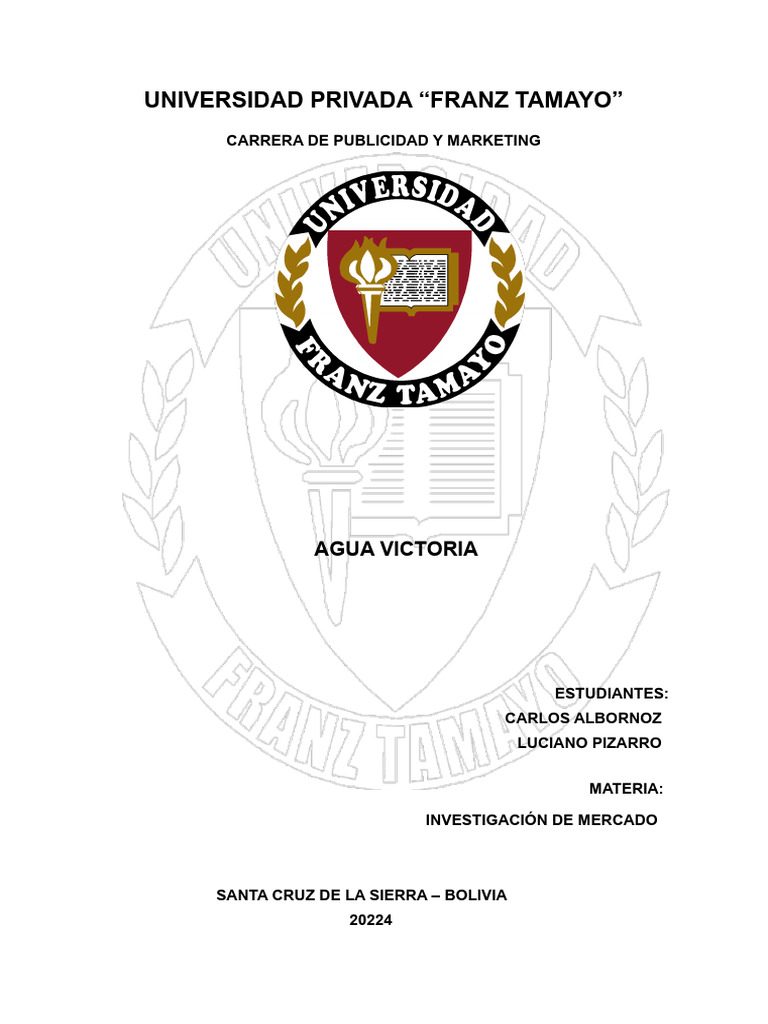 Agua Victoria | PDF | Agua | Agua embotellada