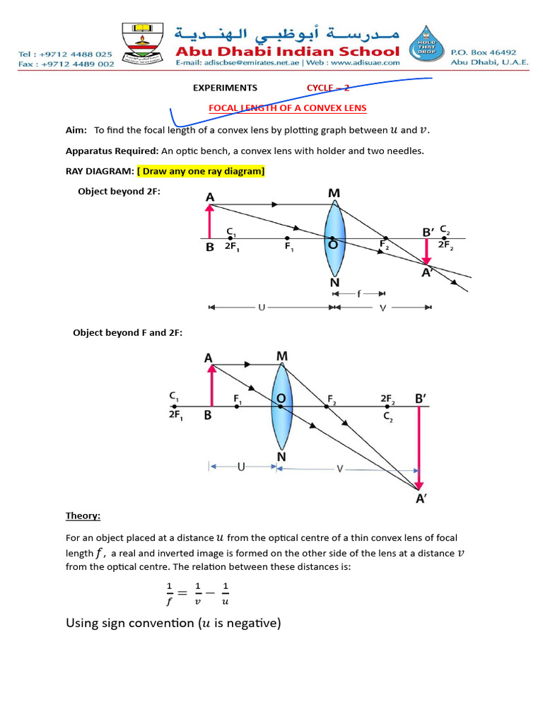 Physics Practicals - Cycle 2 | PDF | Optics | Refractive Index