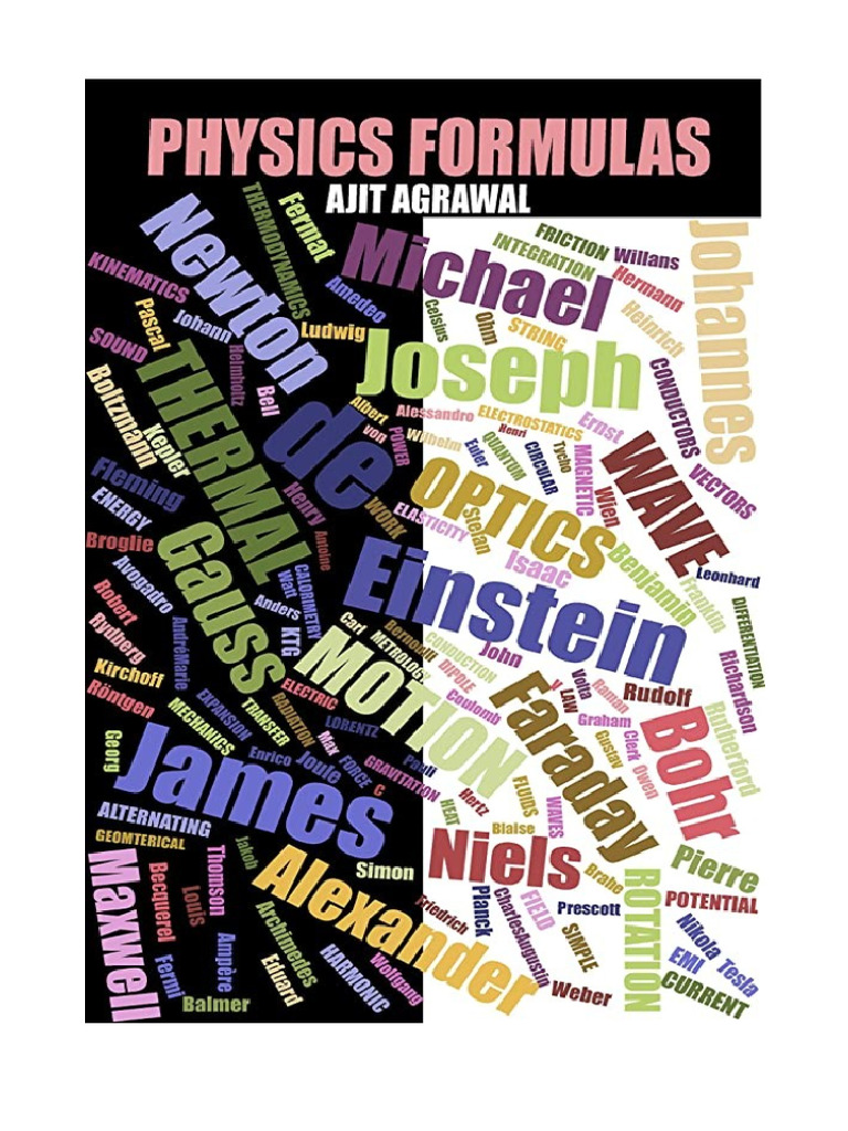AMR Physics - Formulas - Ajit - Agrawal | PDF