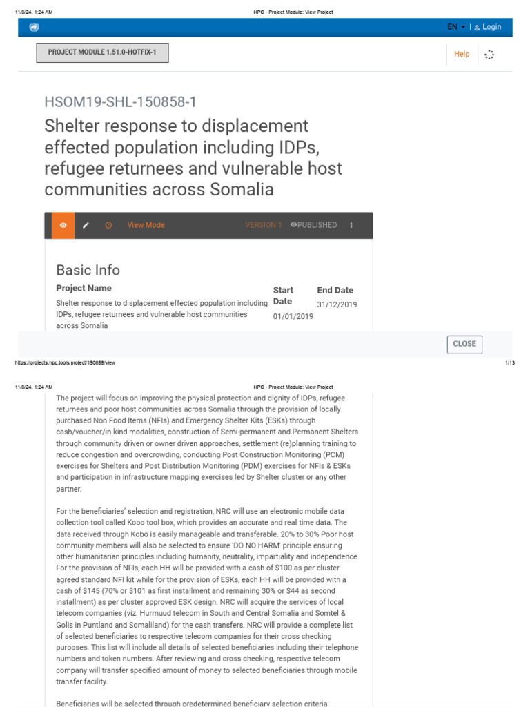 HPC - Project Module - View Project | PDF | Disability | Internally ...