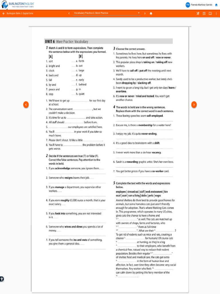 Skills 2 U6 Voc MP | PDF