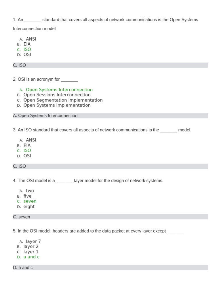 01 OSI Set | PDF