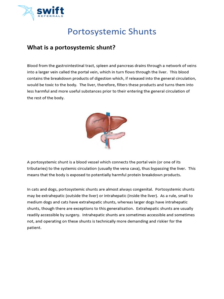 porto-systemic-shunts | PDF | Liver | Surgery