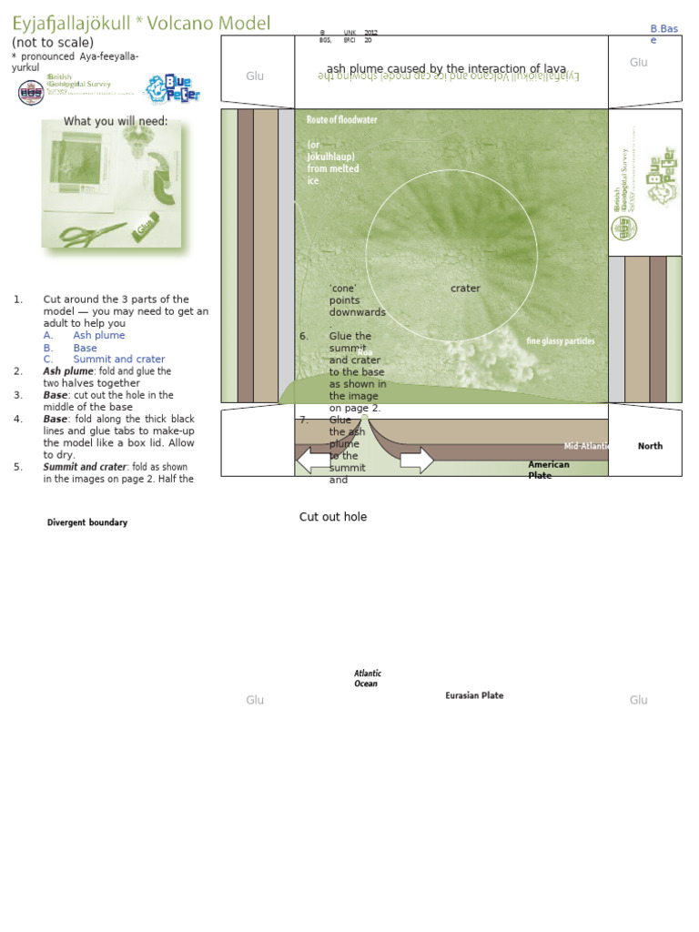 2 Vulcao - Iceland - Volcano - Folding - Model - 220720 | PDF ...