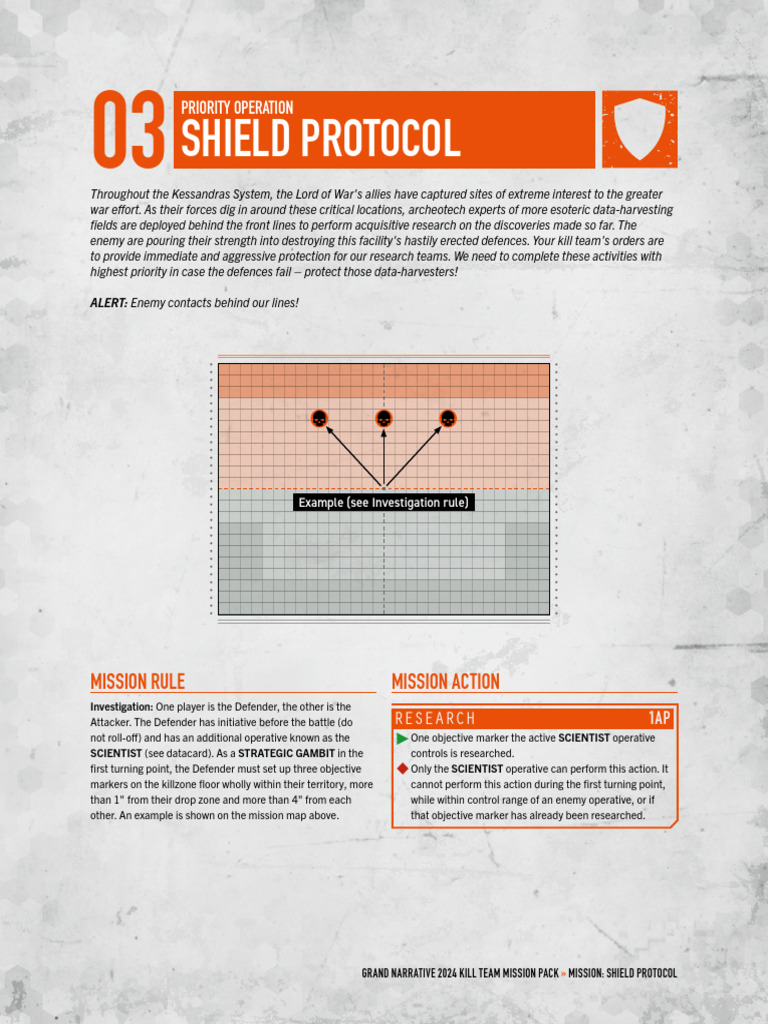 Grand Narrative Mission Pack Shield Protocol B | PDF | International ...