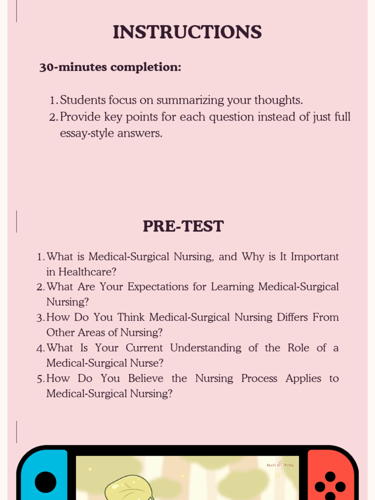 Medical Surgical Lecture 1 | PDF | Surgery | Nursing