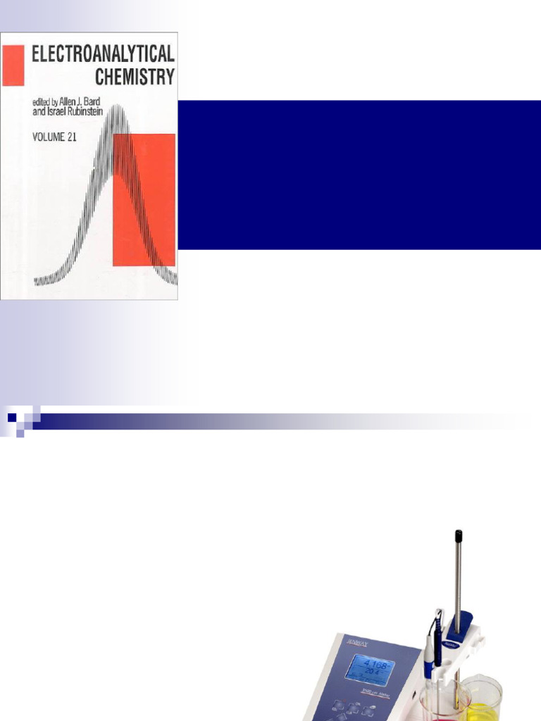 Instrumental Analysis Electroanalytical Methods Last | PDF | Ph | Electrochemistry