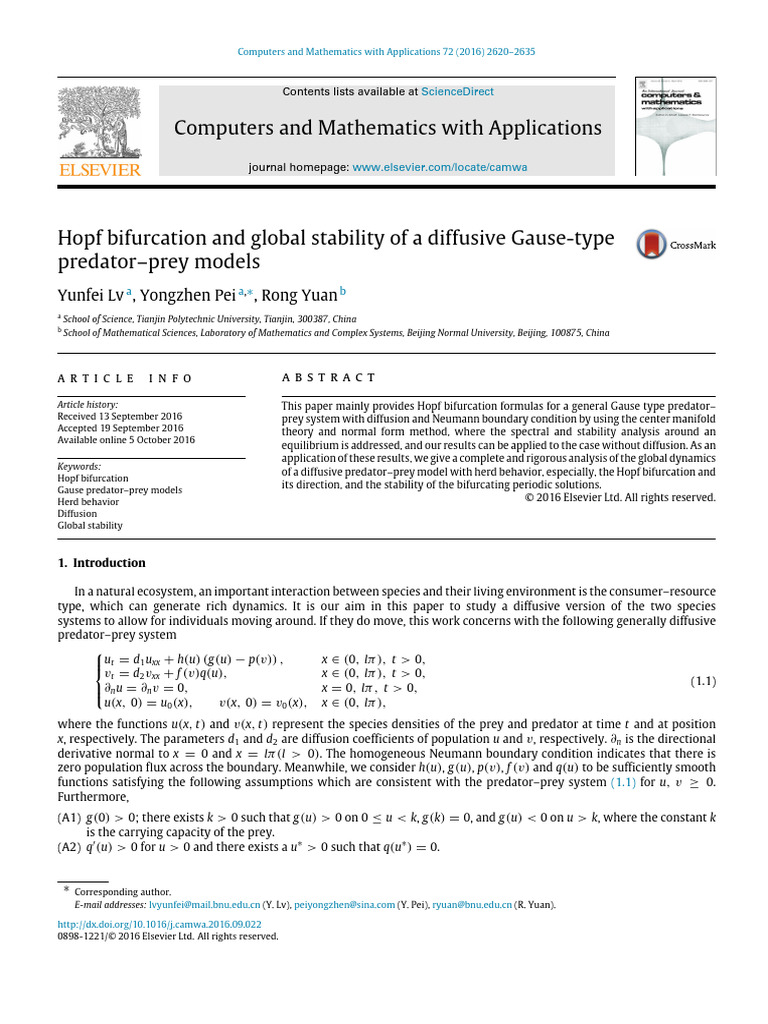 8 - Hopf-Bifurcation-And-Global-Stability-Of-A-Diffu - 2016 - Computers - Mathematic | PDF ...