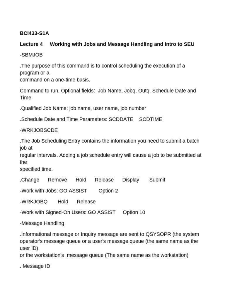 BCI433 LECTURE 4 (Practice) | PDF | Computer Architecture | Software Engineering